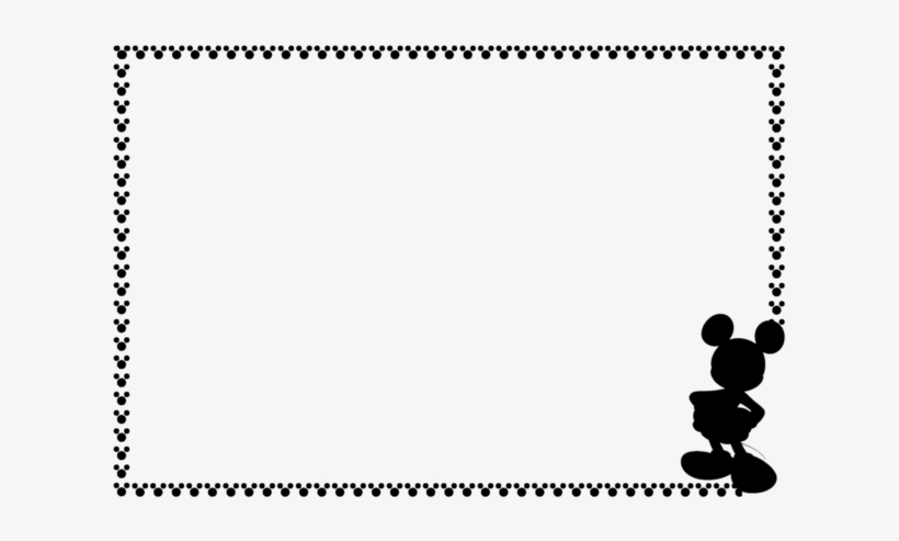 Download Collection Of 14 Mickey Clipart Border Barbed Wire - Disney Borders | Transparent PNG ...