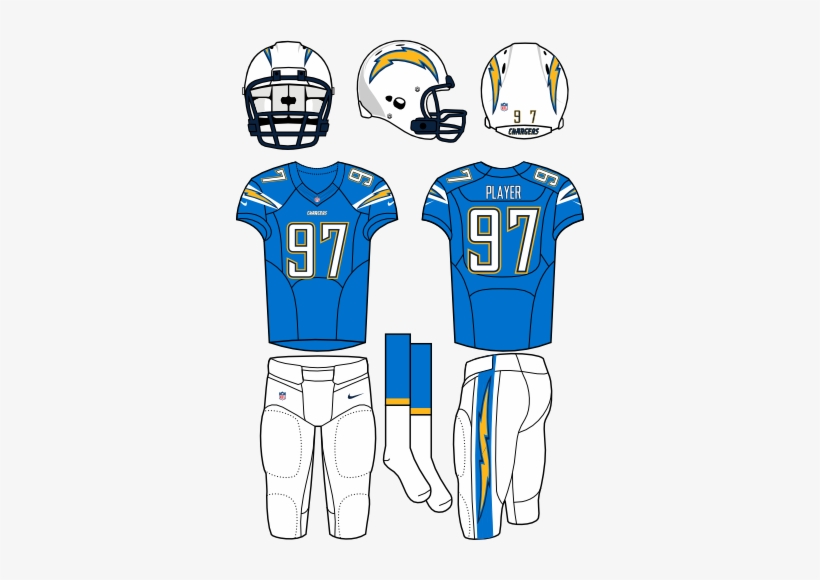 San Diego Chargers - New Nfl Uniforms 2011 PNG Image | Transparent PNG ...