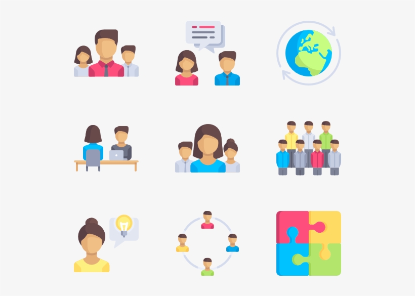 Download Teamwork 60 Icons - Group Icon Png | Transparent PNG Download ...