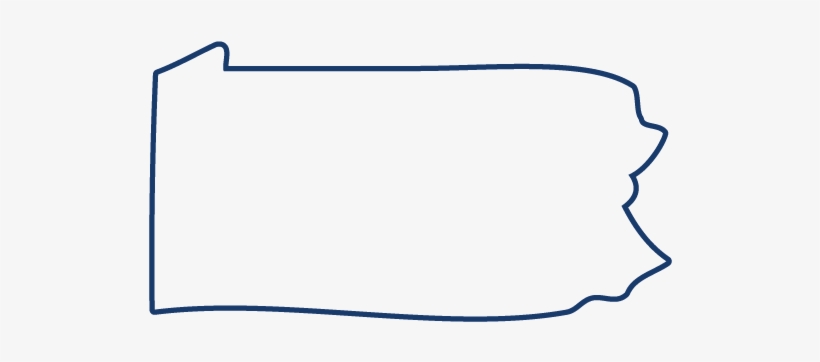 Pennsylvania - Line Art PNG Image | Transparent PNG Free Download on ...