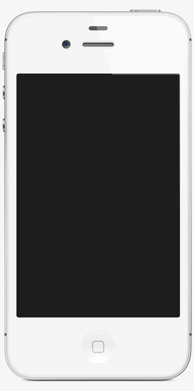 Vector Iphone Free - White Iphone 5 Transparent PNG Image | Transparent ...