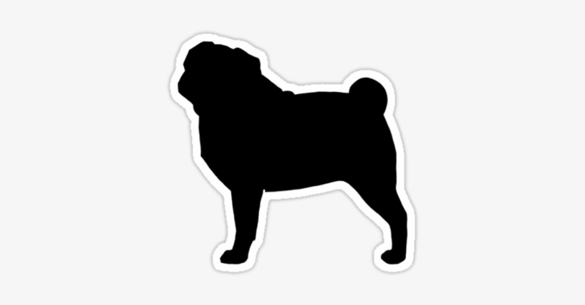 Black Pug Cliparts - Pug Shot Glass PNG Image | Transparent PNG Free ...