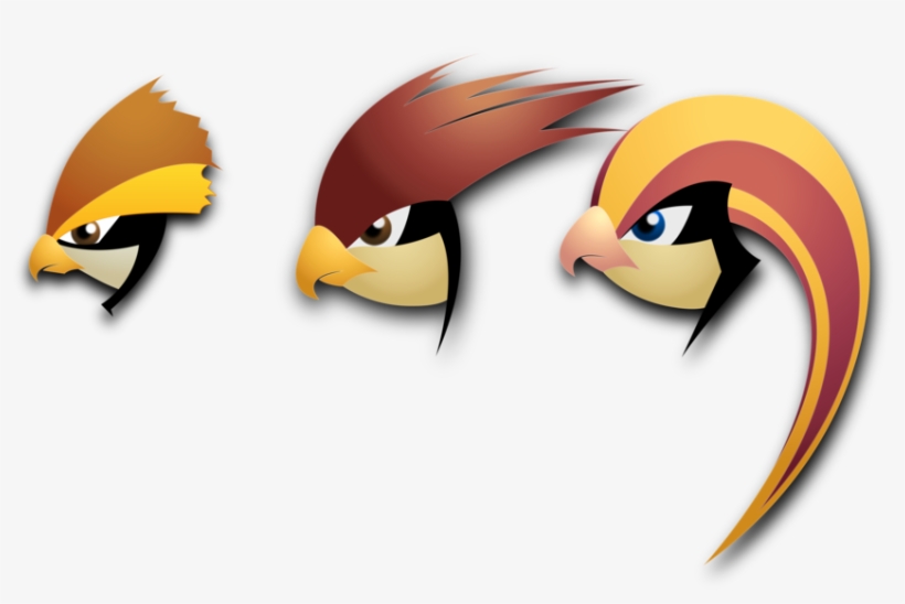 Pidgey Pidgeotto Pidgeot - Pidgeotto Head PNG Image | Transparent PNG ...