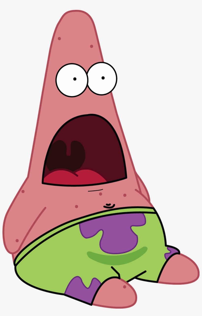 Shocked Patrick Png Clip Library Download - Surprised Patrick Transparent PNG Image ...