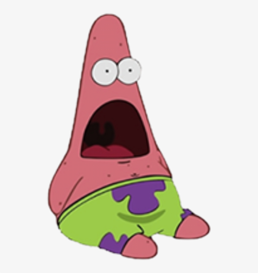 Surprisedpatrick - Patrick Surprised PNG Image | Transparent PNG Free ...