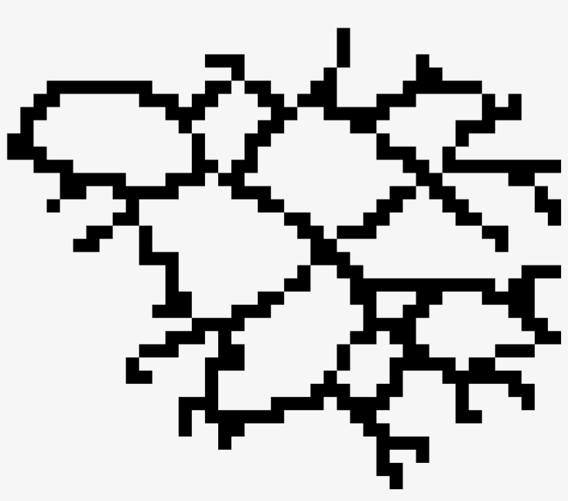 Download Wall Crack - Pixel Art Cracks | Transparent PNG Download | SeekPNG