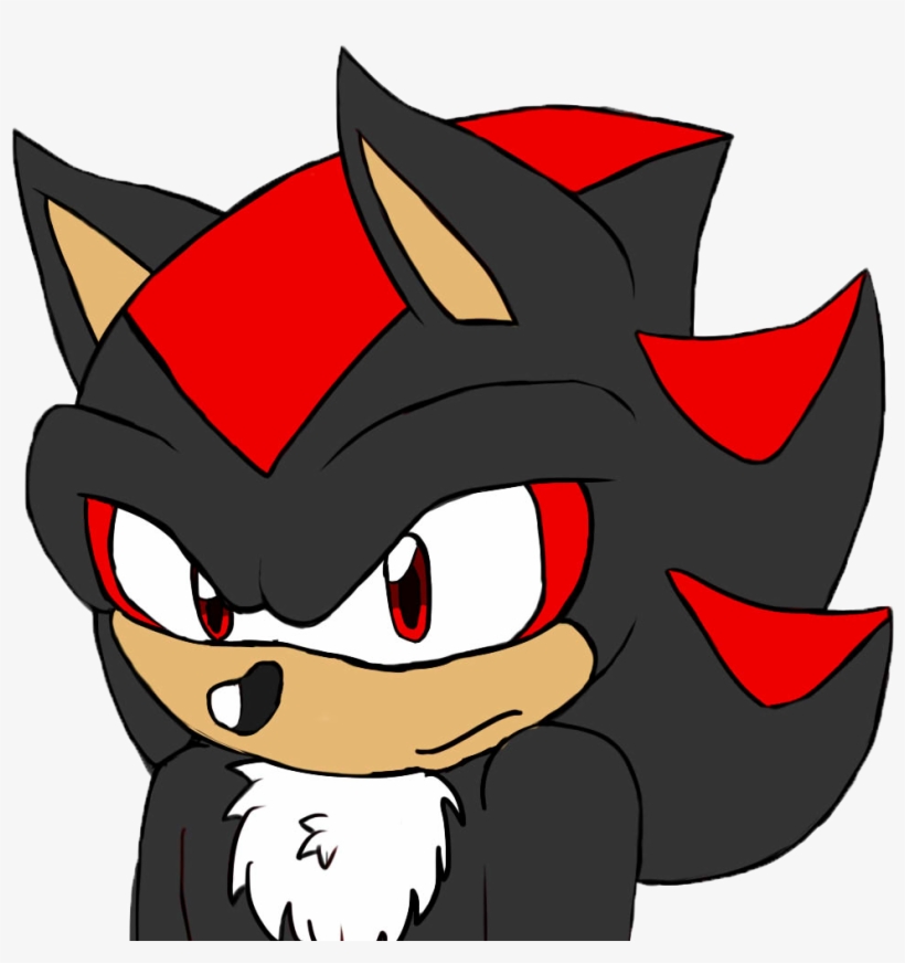 Shadow The Hedgehog Head Logo