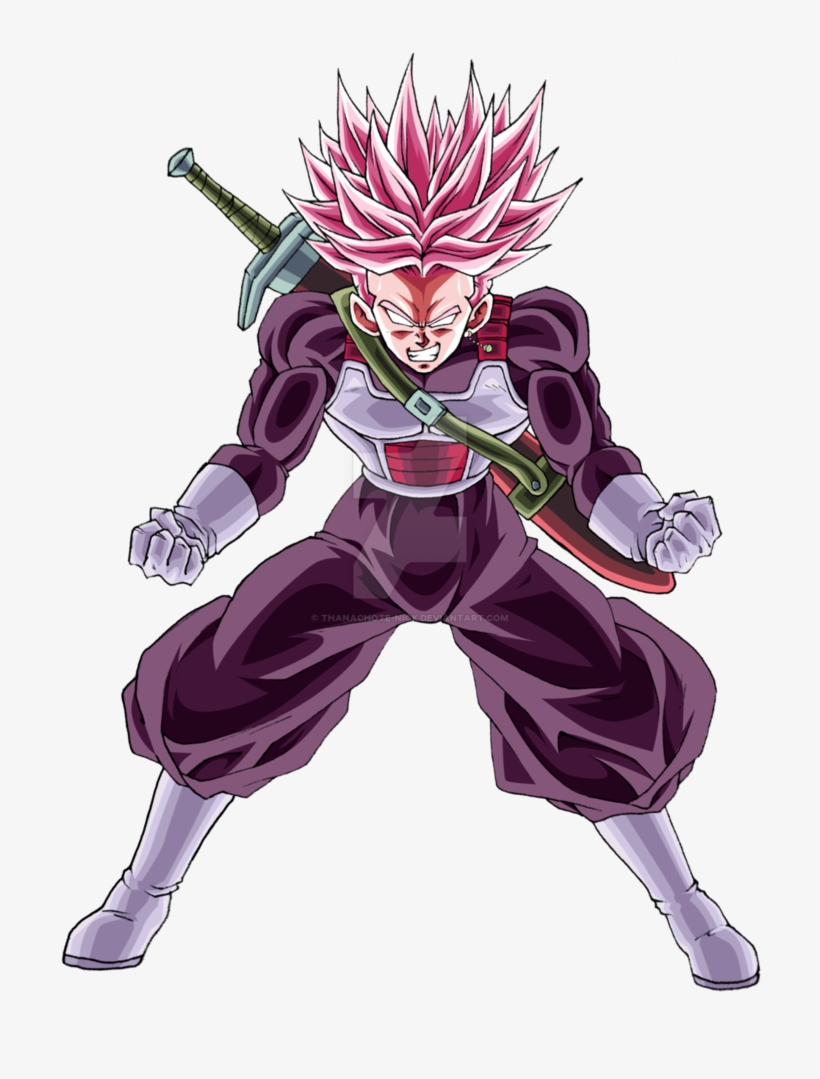 Trunks Super Saiyan 3 Trunks Black Super Saiyan Rose - Ussg Dbxv2 PNG ...