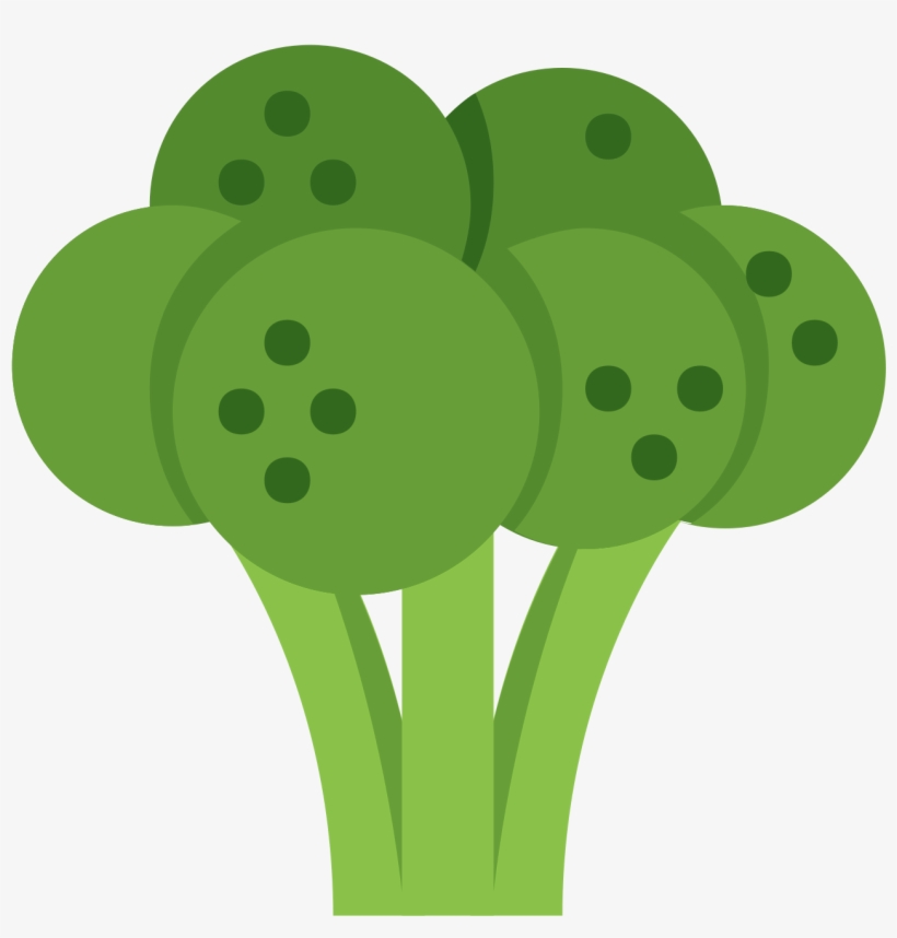 Broccoli Icon In Flat Style - Brocolis Png PNG Image | Transparent PNG ...