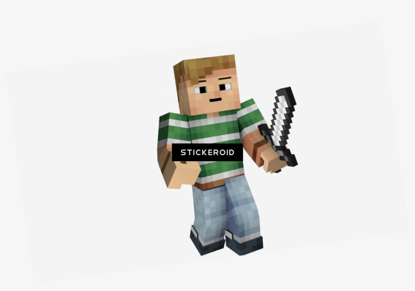 Man Sword Minecraft - Minecraft Png Characters PNG Image | Transparent ...