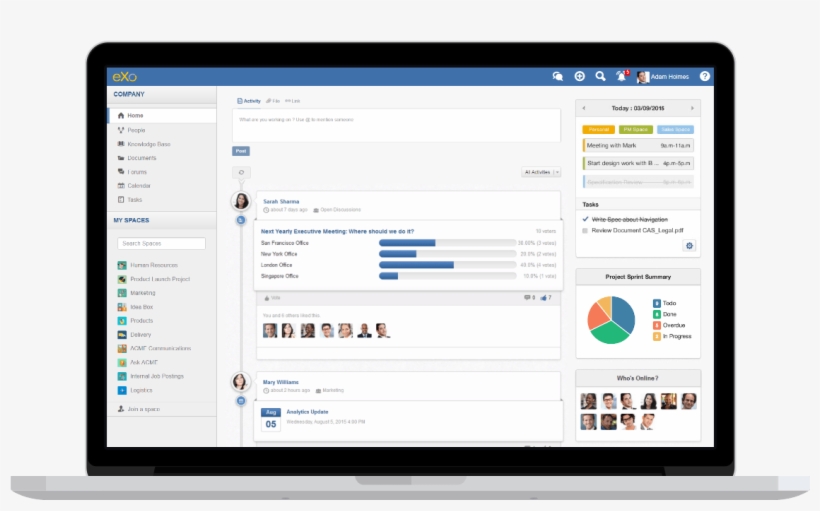Exo Platform - Recruitment Client Management System PNG Image ...
