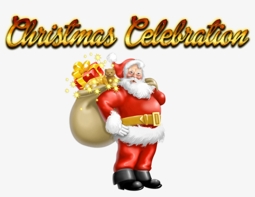Christmas Celebration Png Background - Imagens De Pai Natal PNG Image ...
