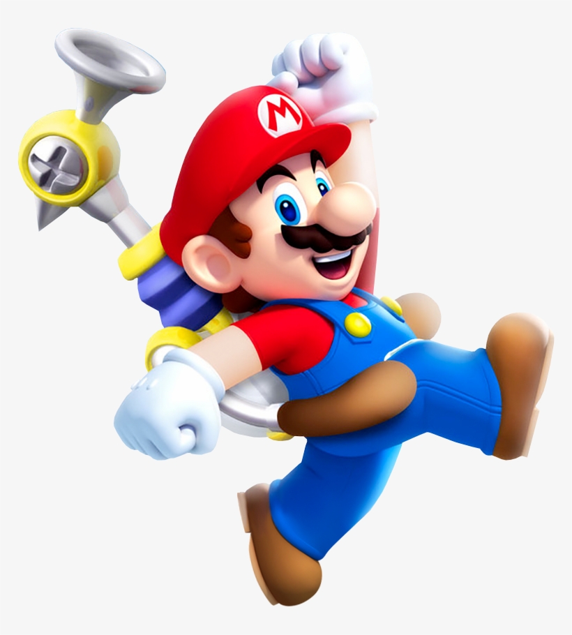 Super Mario Sunshine Png - Super Mario Sunshine Mario PNG Image ...