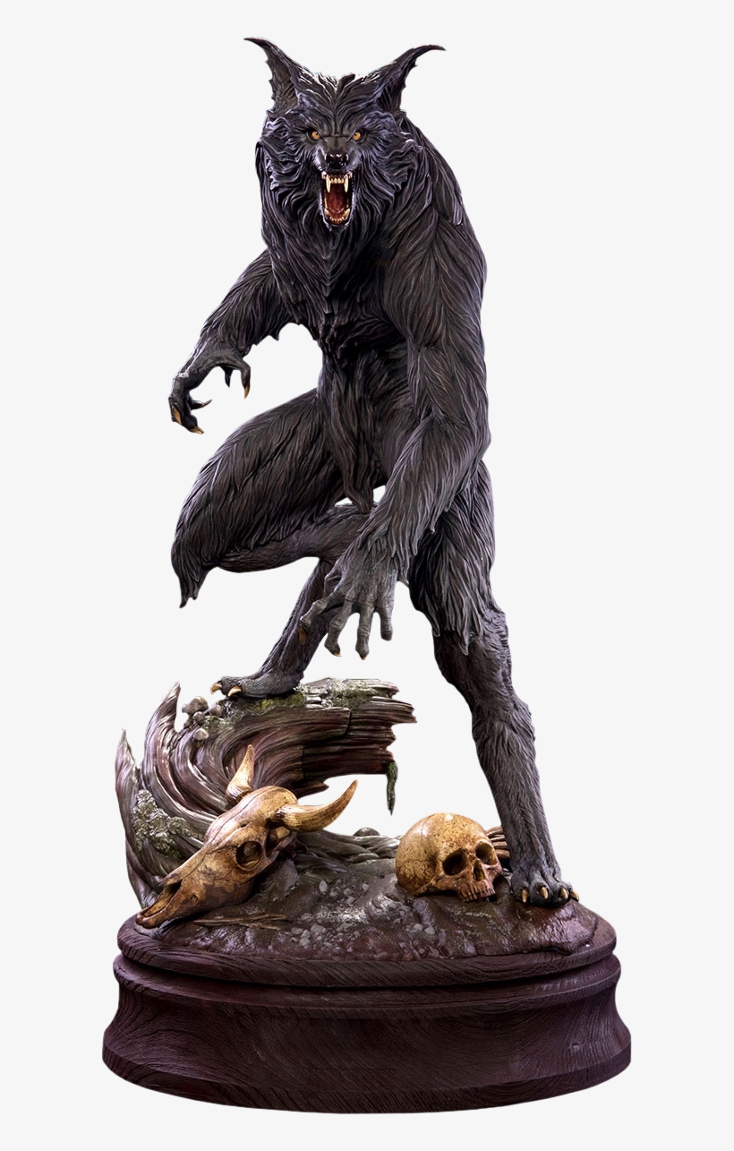 Werewolf 1/4 Scale Statue - Howling Statue 1/4 Werewolf 61 Cm PNG Image ...