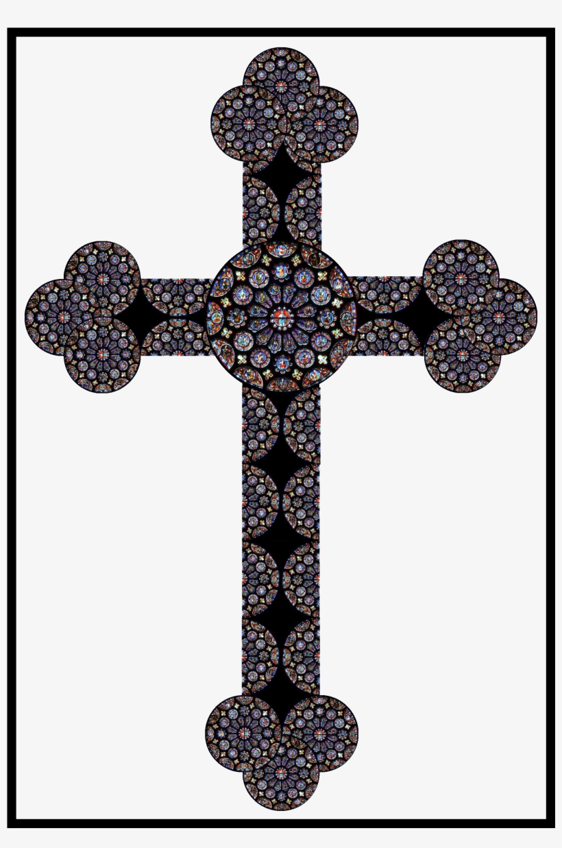 Chartres Cross With Black Frame For Wiki Science Entry - Ye Shall Know ...