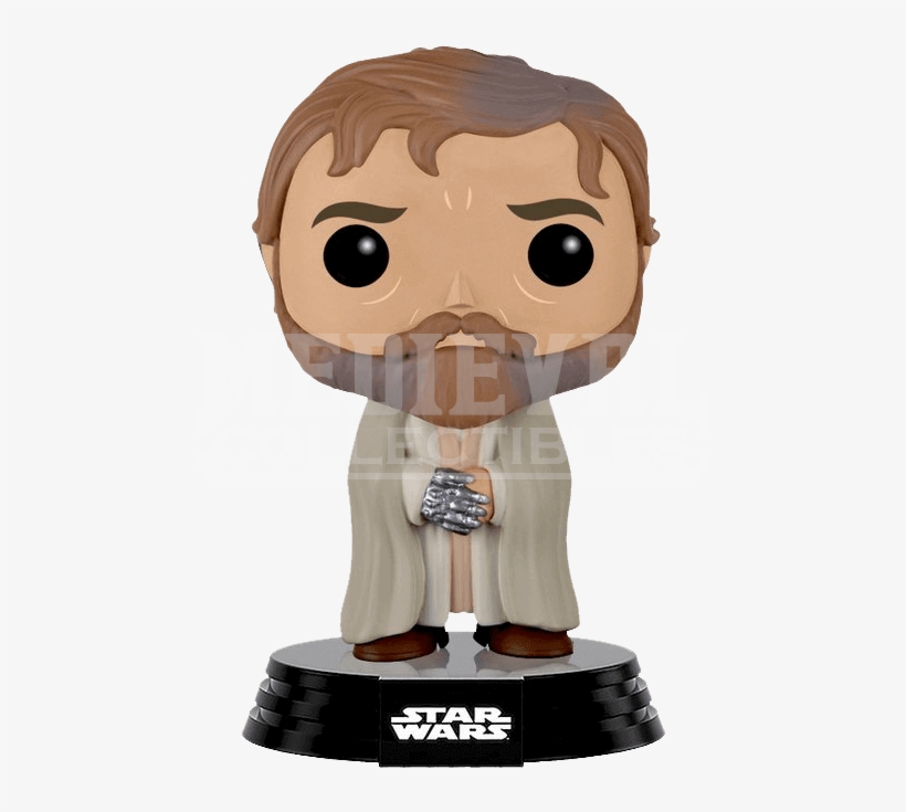 Jedi Master Luke Skywalker Pop Bobblehead - Figurine Pop Star Wars Luke ...