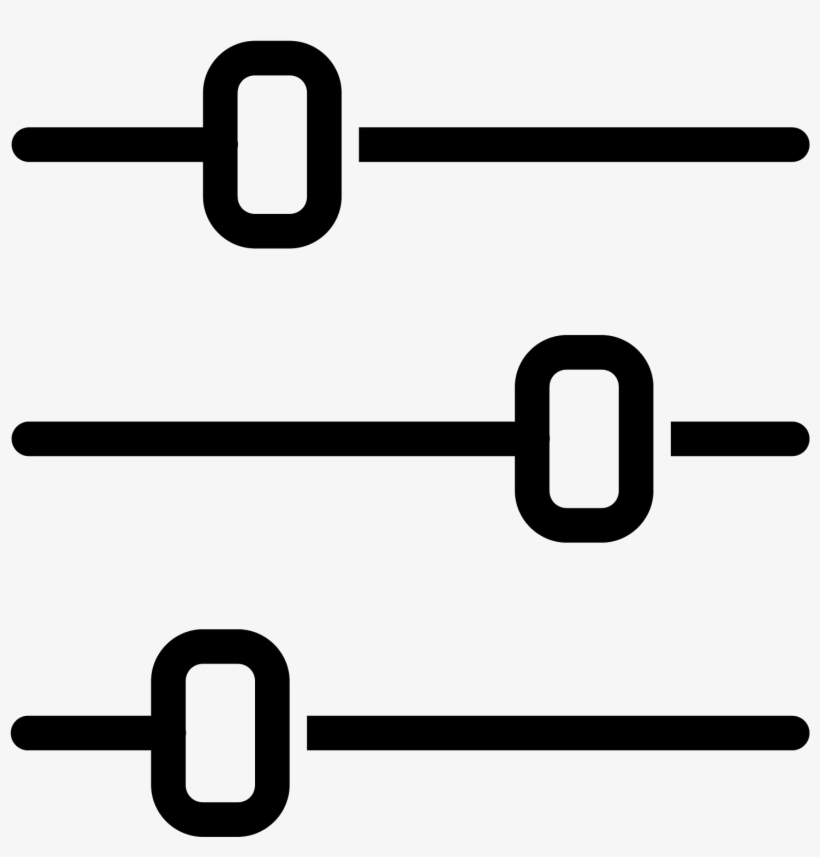 This Logo Is Three Horizontal Lines Spaced Evenly From - Réglages Png ...