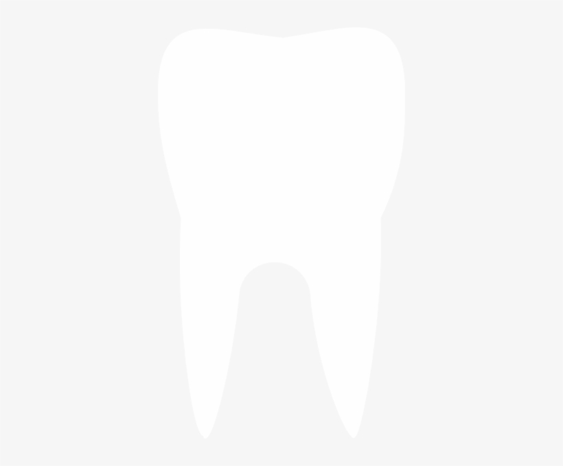 Small - Tooth White Outline Clipart PNG Image | Transparent PNG Free ...
