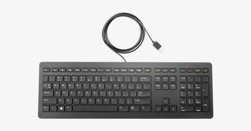 Hp Usb Collaboration Keyboard - Hp Keyboard Wireless Z9n39aa PNG Image ...