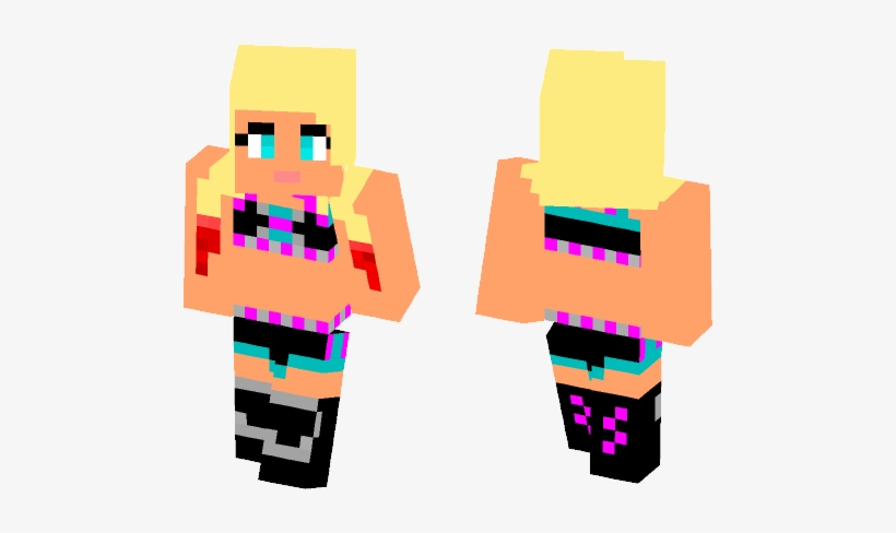 Alexa Bliss L Wwe - Minecraft PNG Image | Transparent PNG Free Download ...