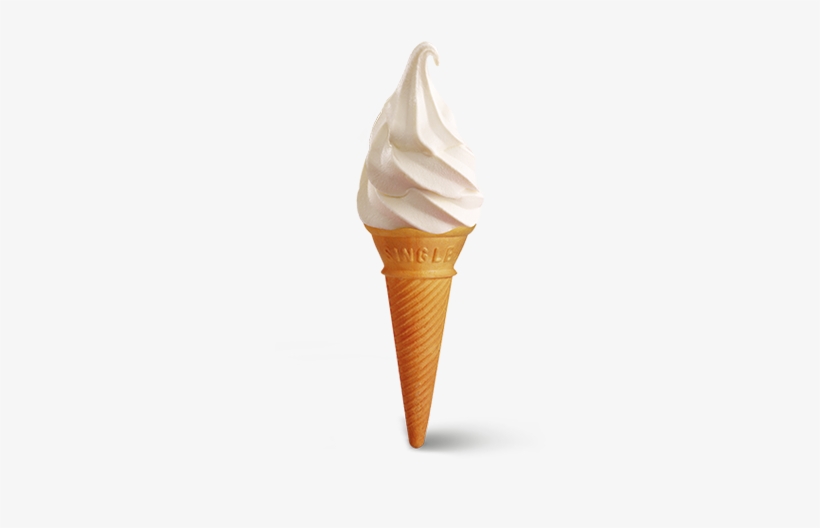 Soft Serve Cone - Flake Ice Cream Cone PNG Image | Transparent PNG Free ...