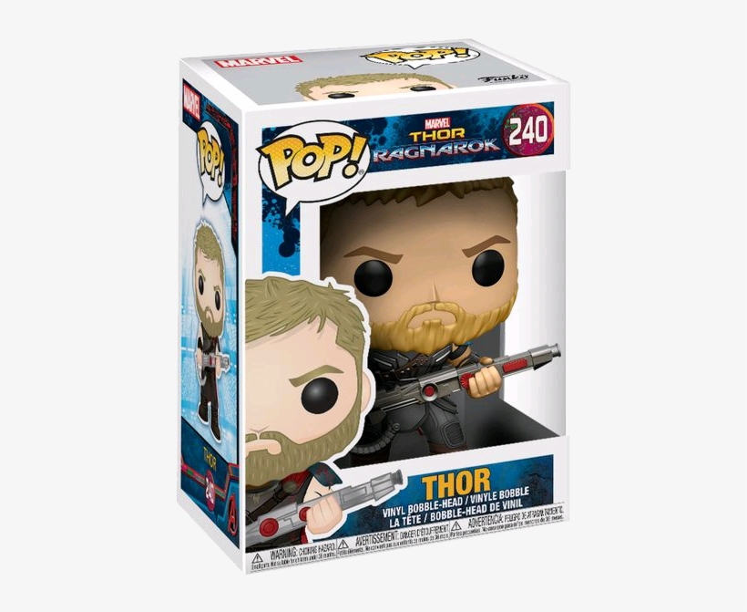 Thor Pop Vinyl Figure - Marvel Number 1 Funko PNG Image | Transparent ...