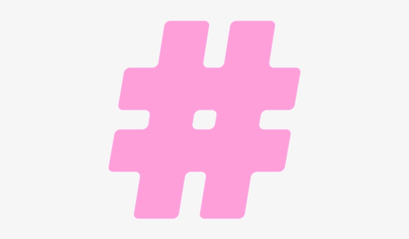 Hashtags - Hashtag Logo Png Pink PNG Image | Transparent PNG Free ...