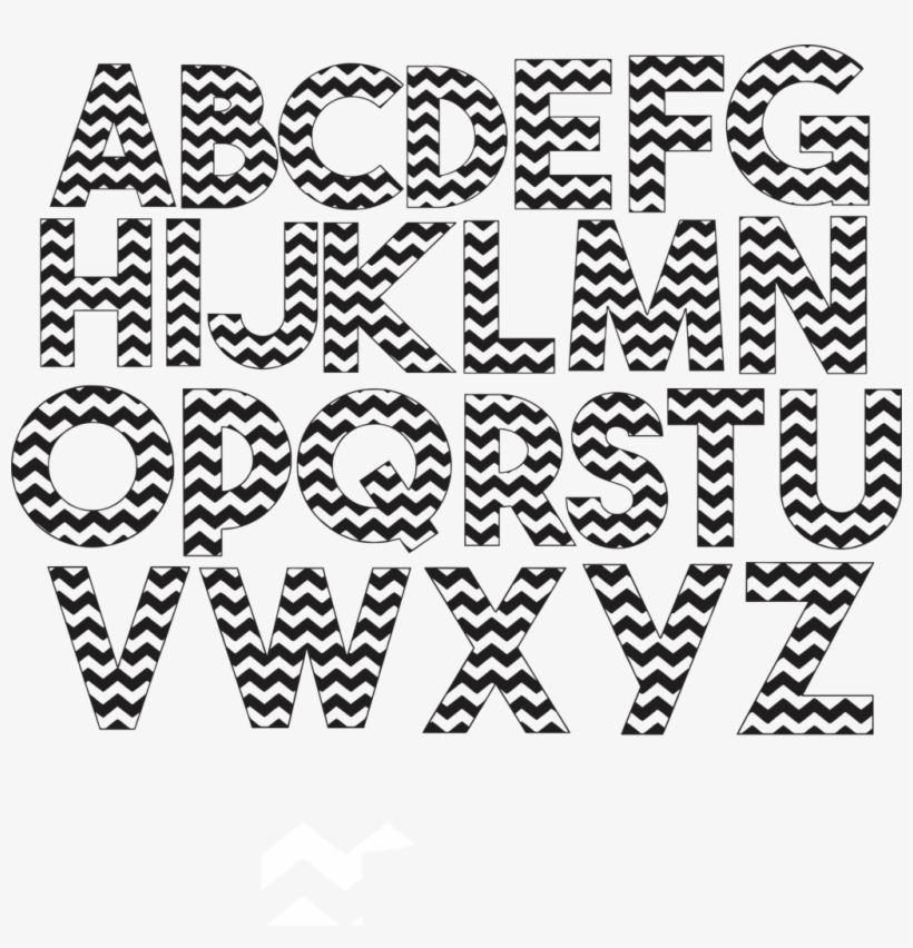 Chevron Letters Png - Chevron Letters PNG Image | Transparent PNG Free ...
