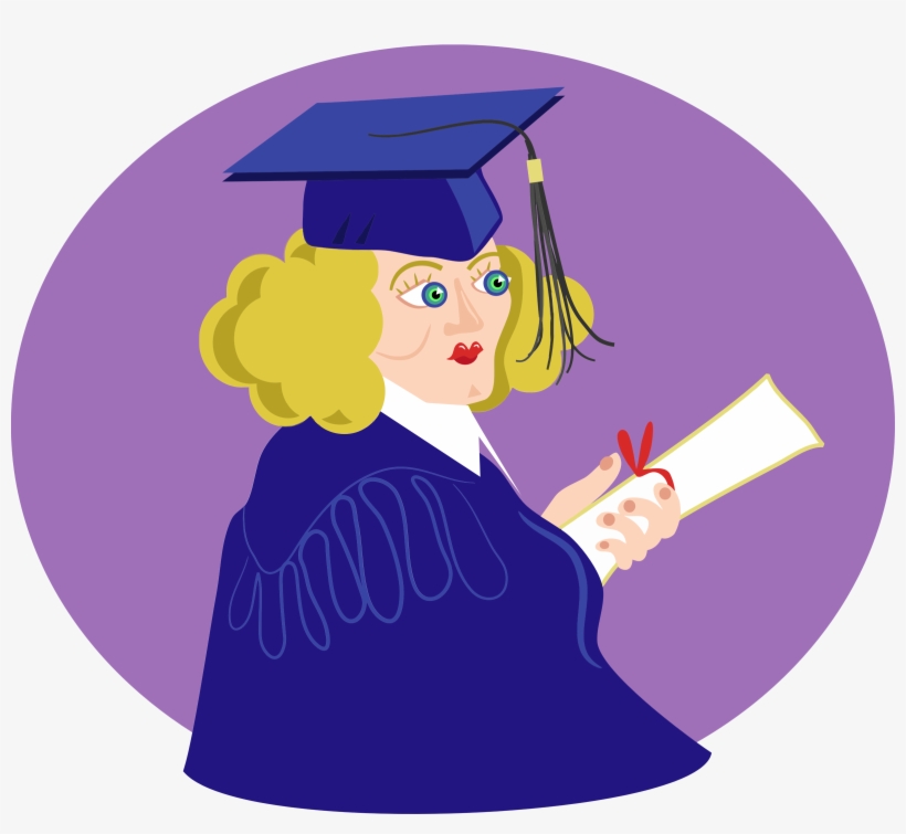 This Free Icons Png Design Of Graduation Girl - Graduation Girl Art ...