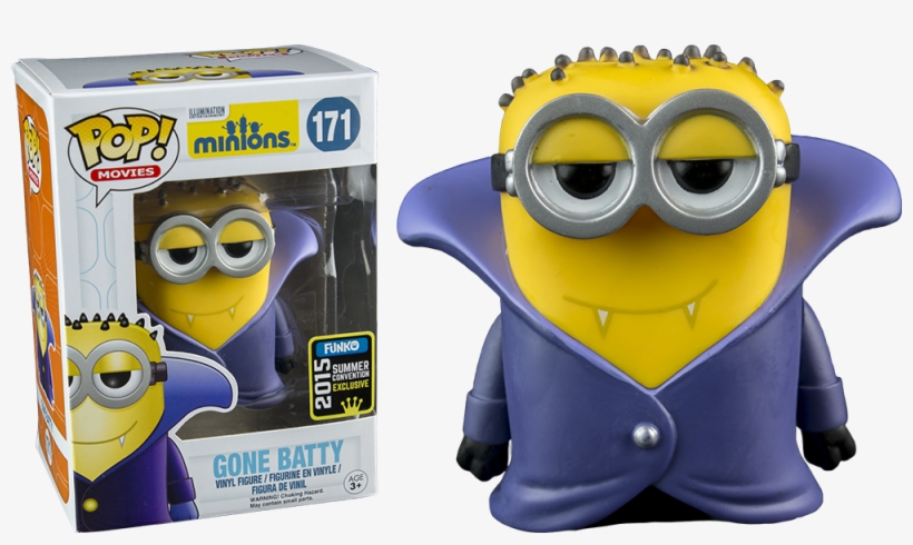 Gone Batty Vampire Minion Pop Vinyl Figure - Funko Minions Gone Batty ...