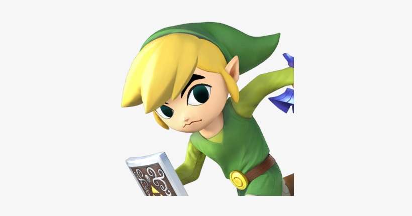 Toon Link Super Smash Bros Wii U - Toon Link PNG Image | Transparent ...