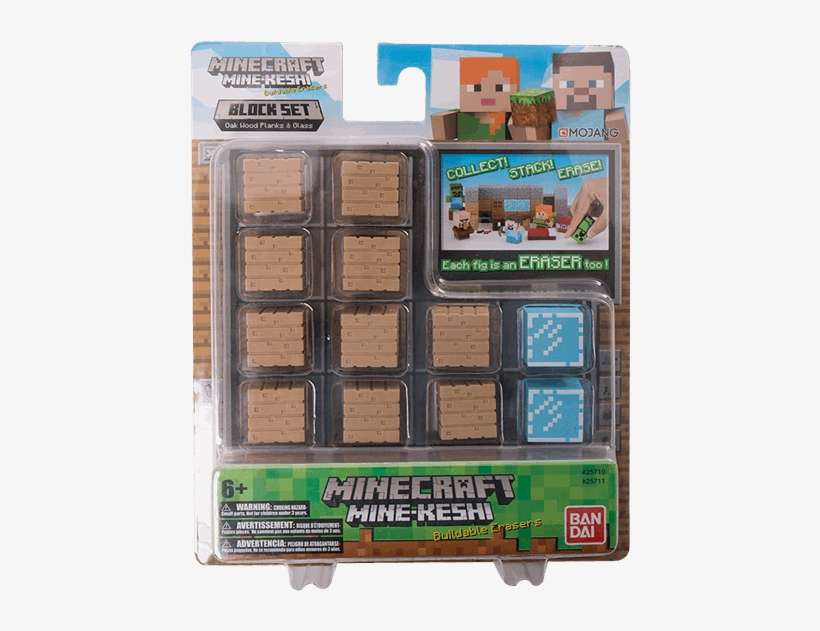 Download 1 Of - Bandai Mine-keshi Minecraft Steve Character Box ...