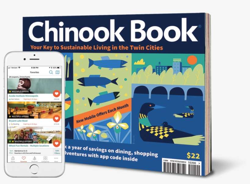 Download Twin Cities Book And Phone - Chinook Book 2018 | Transparent PNG Download | SeekPNG