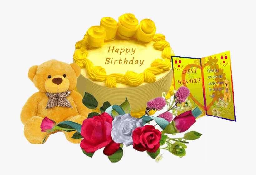 Yellow Birthday Combo - Birthday PNG Image | Transparent PNG Free ...