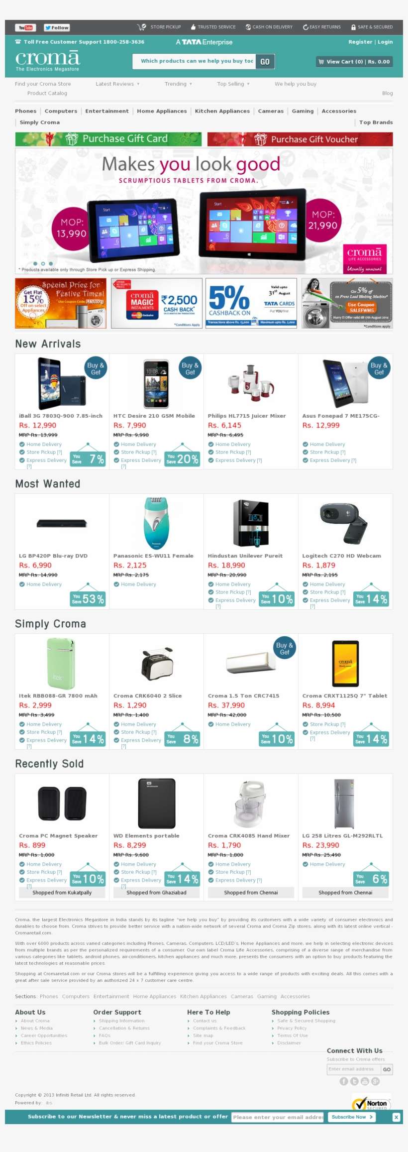 Download Croma Posted A Video "sunrisers Hyderabad - Croma Xt1177 10.1 ...