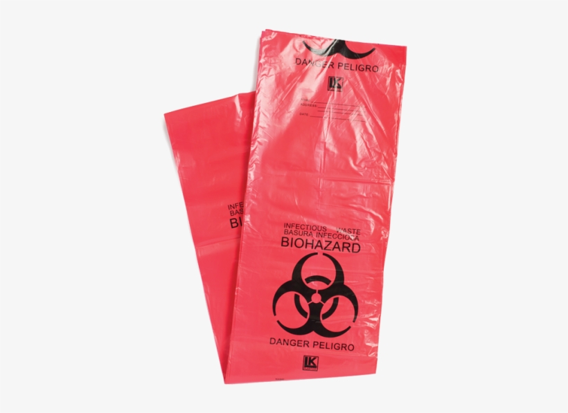 Download Red Biohazard Infectious Waste Bags | Transparent PNG Download ...