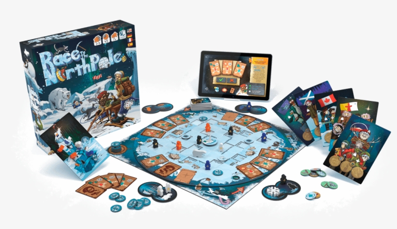 Look For It On Amazon - Playmore Games Race To The North Pole PNG Image ...