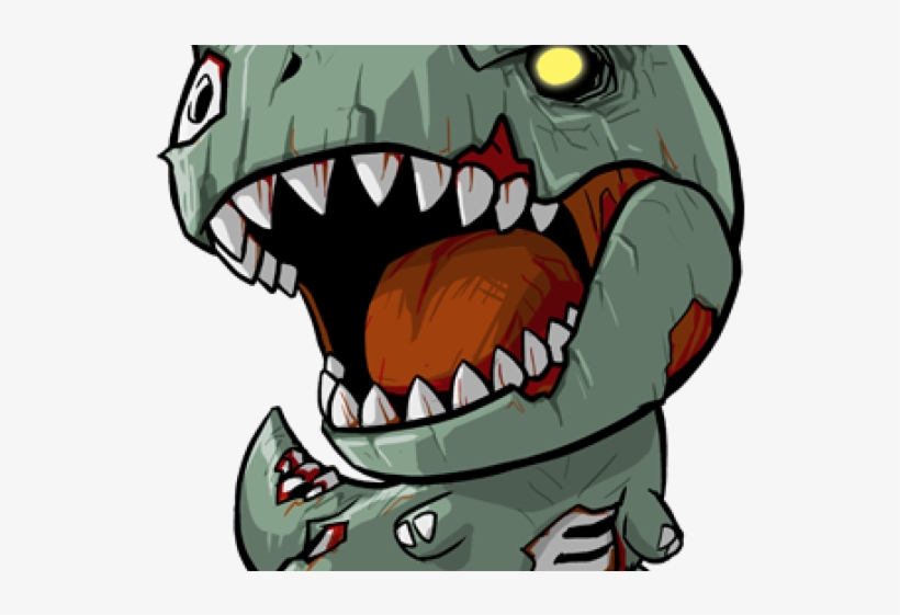 Drawn Tyrannosaurus Rex Chibi - Zombie Chibi PNG Image | Transparent ...
