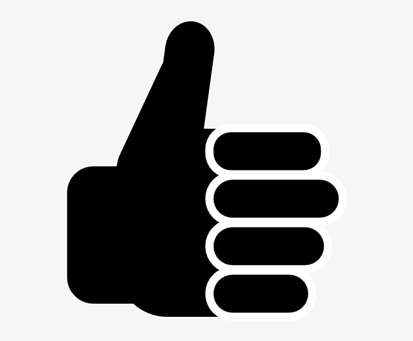 Thumbs Up Larger Clip Art At Clker - Thumbs Up Vector Png PNG Image ...