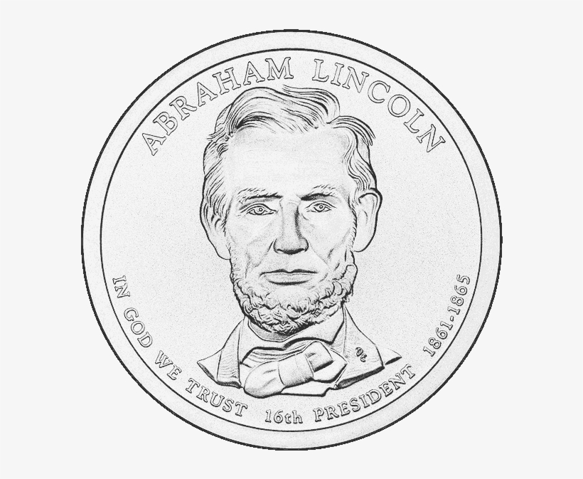 Abraham Lincoln Dollar Coin PNG Image | Transparent PNG Free Download ...