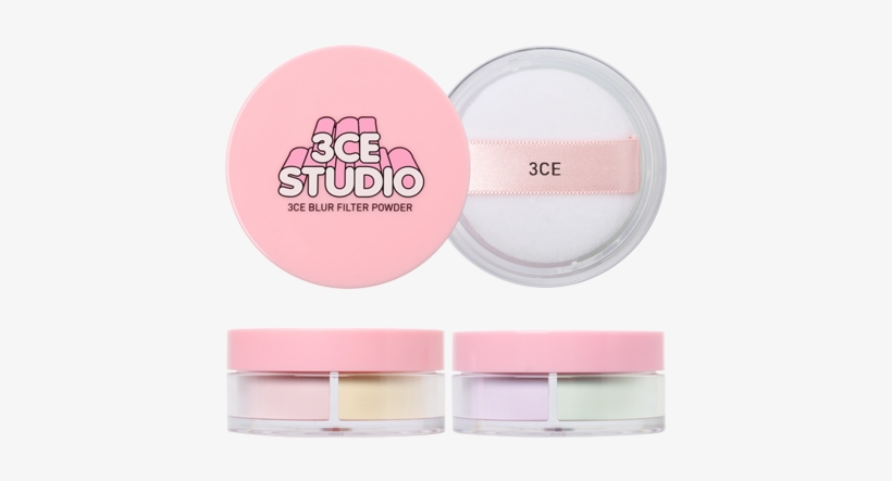 Korea 3ce Studio Blur Filter Powder #pale PNG Image | Transparent PNG ...