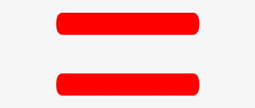 Haben Sie Sich Jemals - Red Equals Sign Png PNG Image | Transparent PNG ...