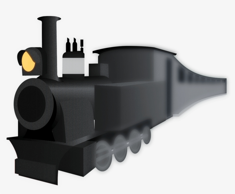 Black Train Clipart - Tren Ilustracion Png PNG Image | Transparent PNG ...