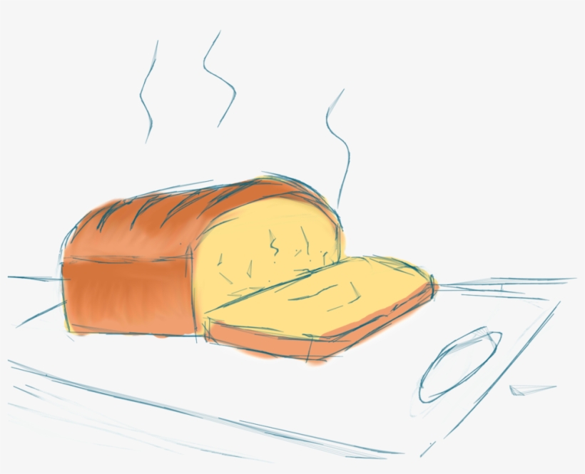 Download Bread Drawing Draw - Drawing | Transparent PNG Download | SeekPNG