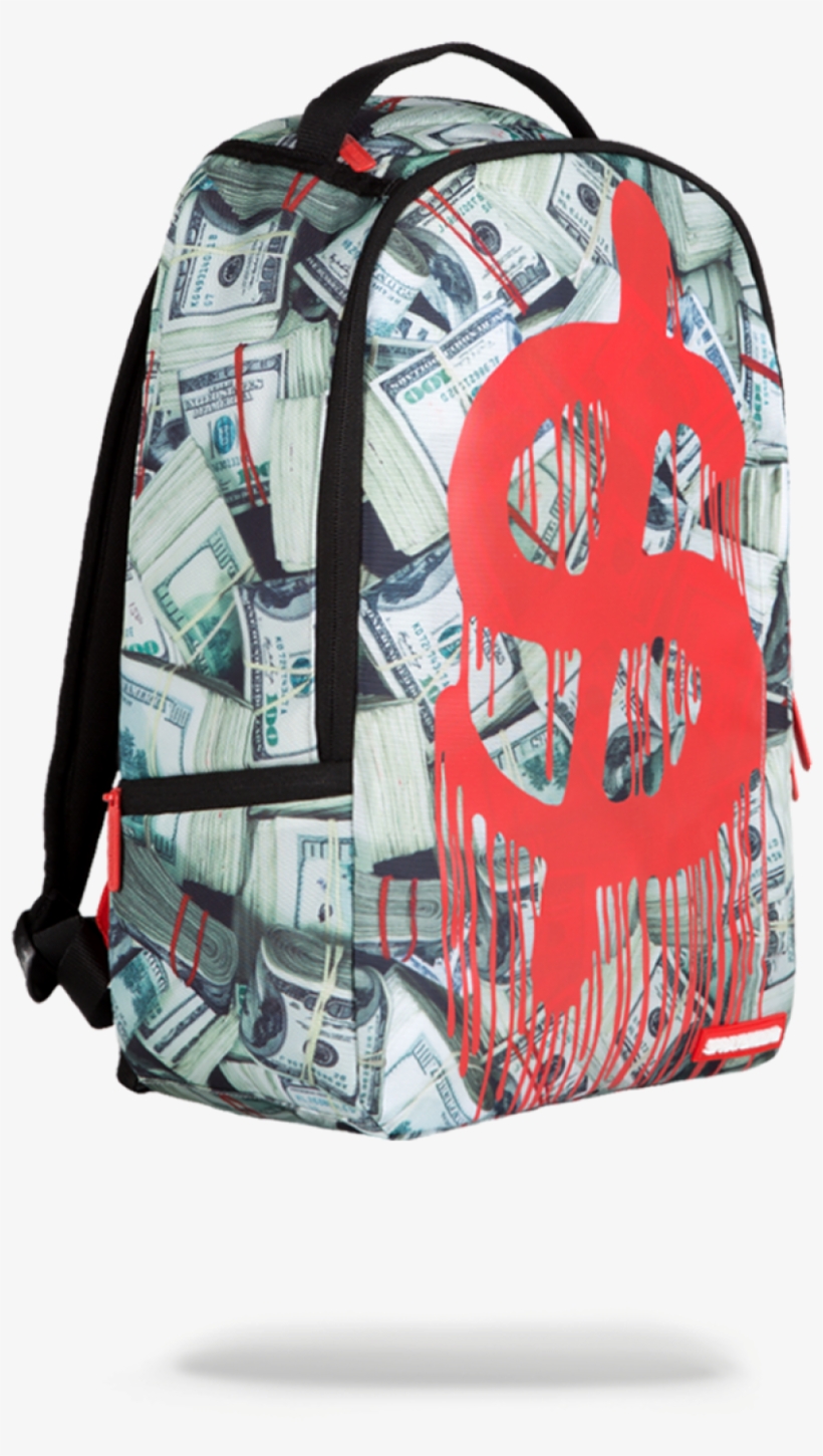 Sprayground Mooney Drips Angle - Sprayground Men Money Drips Backpack ...