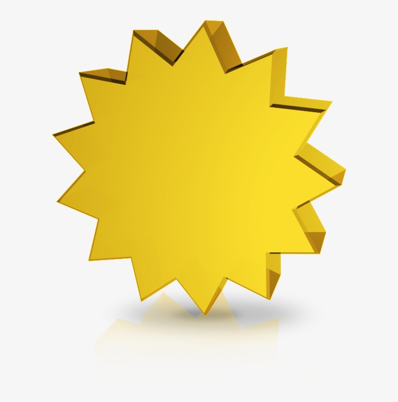 Golden School Award Recipient - Gold Star For Good Job PNG Image ...