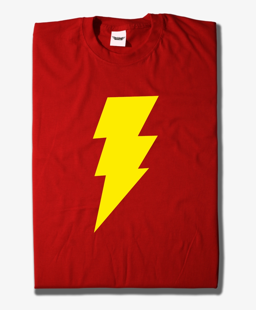 Camiseta Shazam - Shazam Lightning Bolt PNG Image | Transparent PNG ...