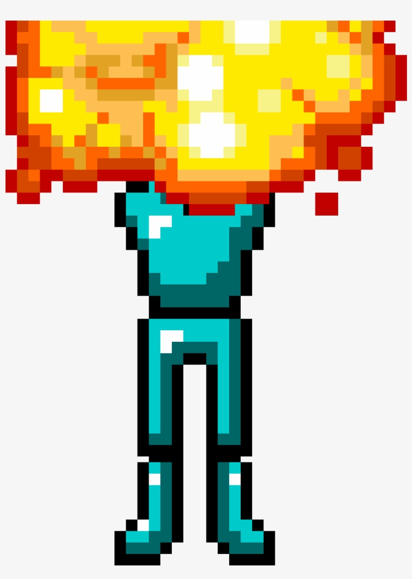 Exploding Head - Minecraft Armour PNG Image | Transparent PNG Free ...
