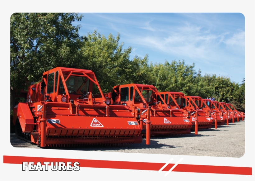 Flory Introduces The Pow'rtrak Shredder - Bulldozer PNG Image ...