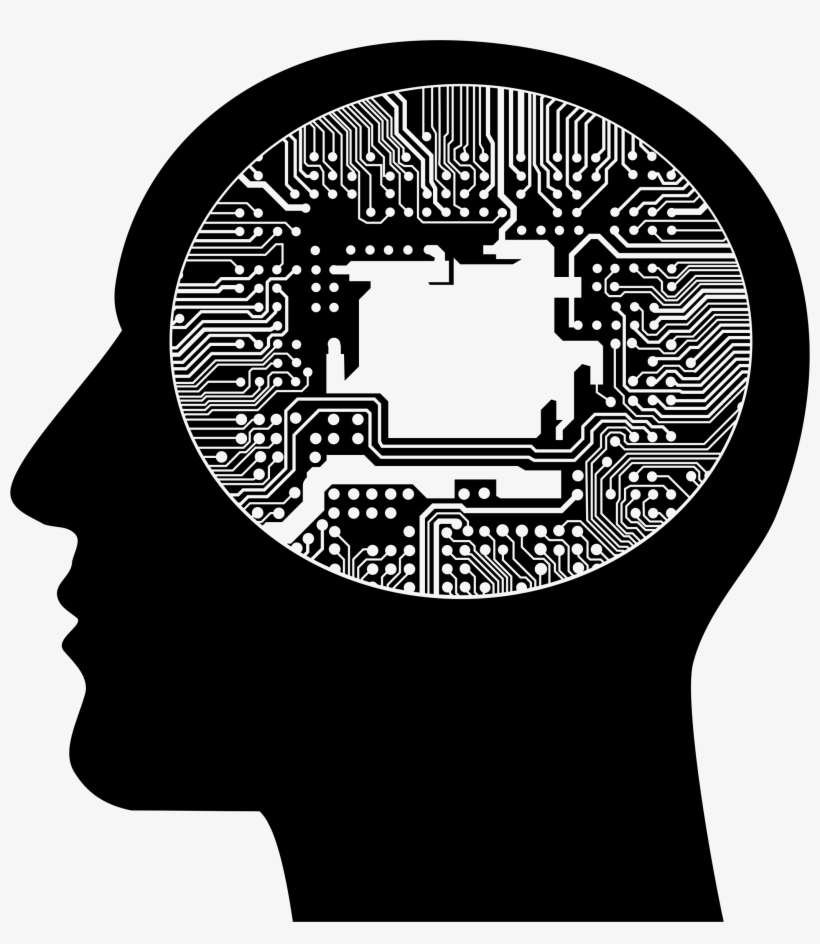 Circuit Man Big Image Png - Artificial Intelligence Powerpoint Template ...